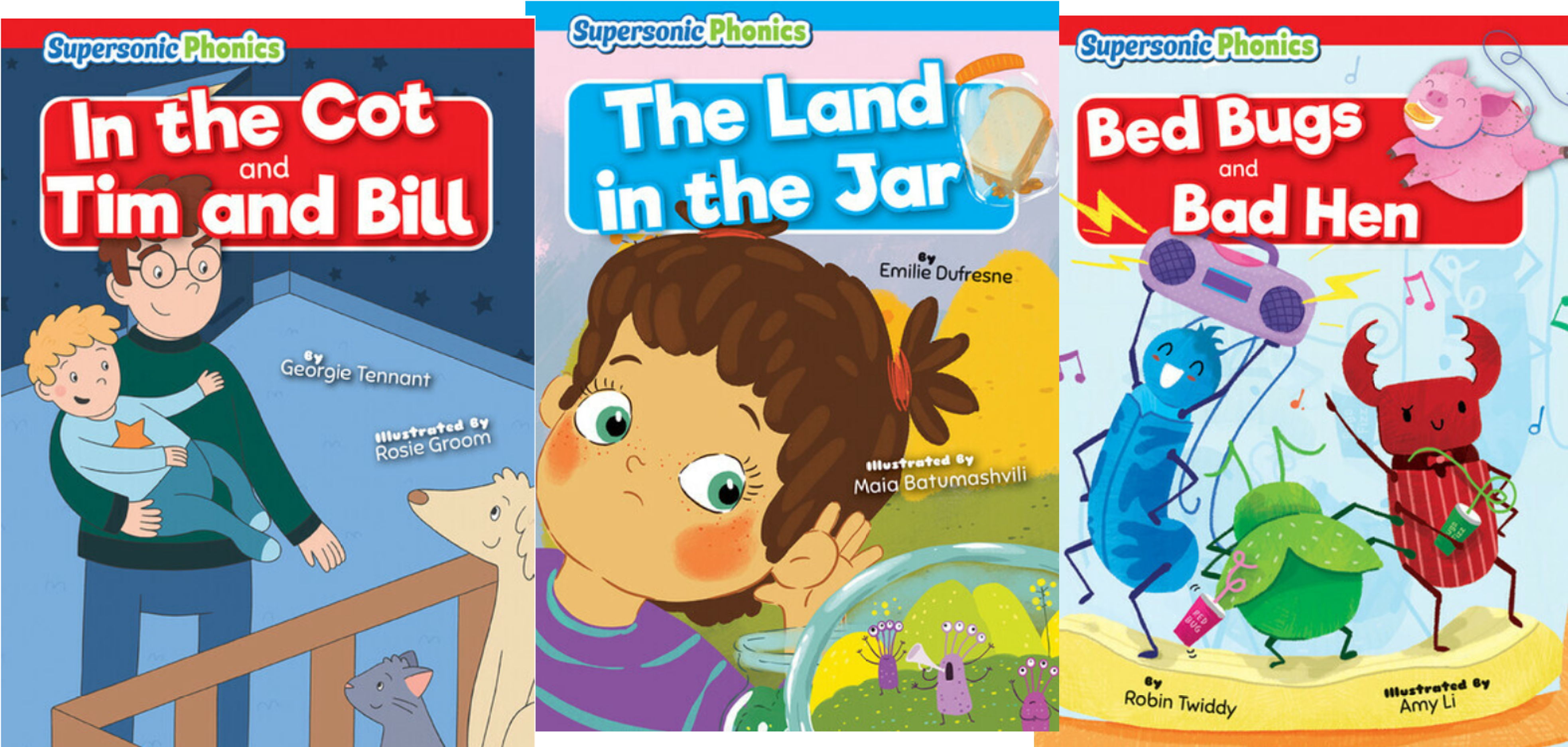 1st Grade Supersonic Phonics Set w/2 copies per title – nextlevellibraries