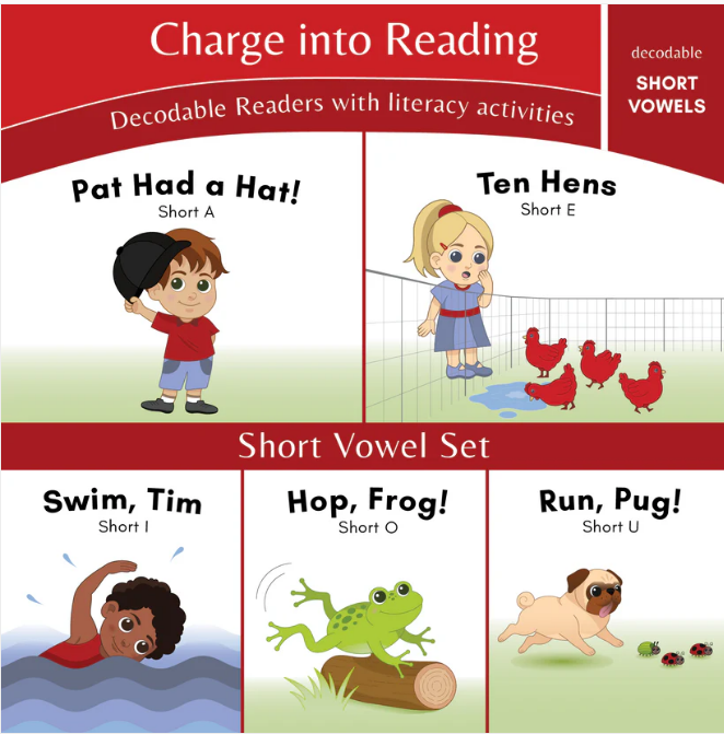 Stage 1: Short Vowel Decodable Reader Set – nextlevellibraries